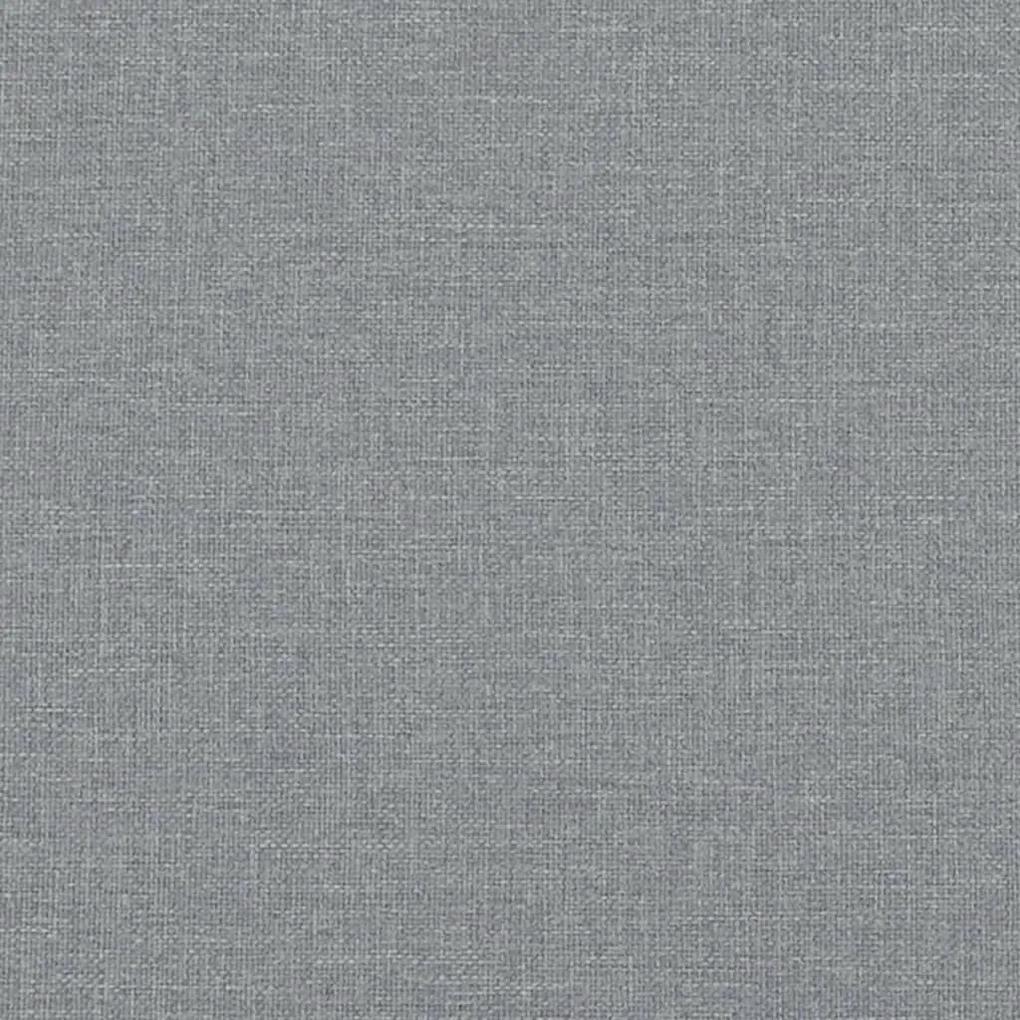 Masážní polohovací křeslo světle šedé textil - Default Title