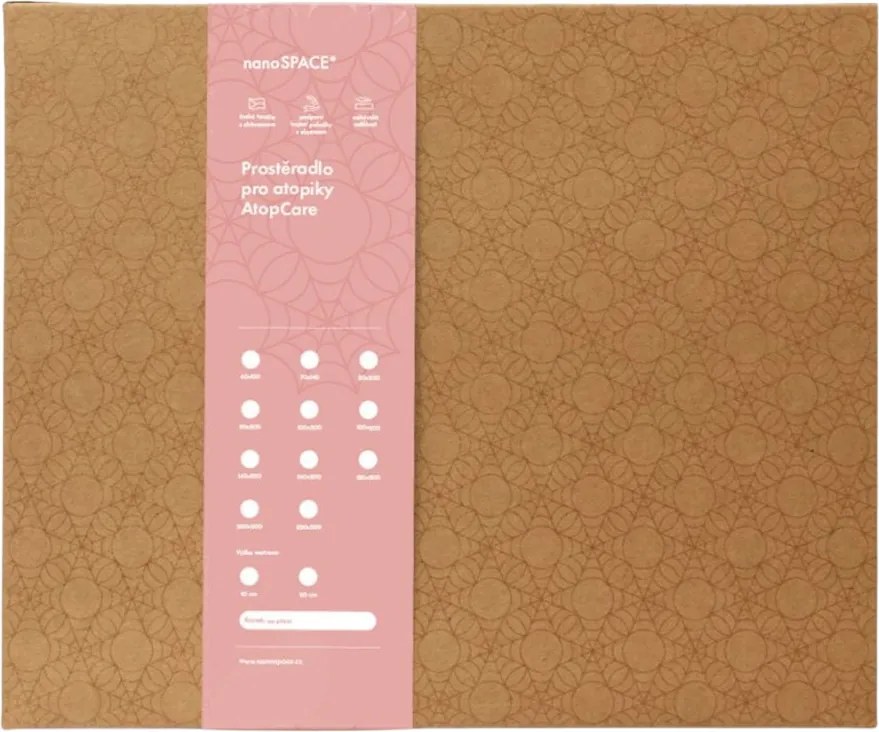nanoSPACE Dětské prostěradlo pro atopiky AtopCare rozměr: 60 x 120 x 10 cm