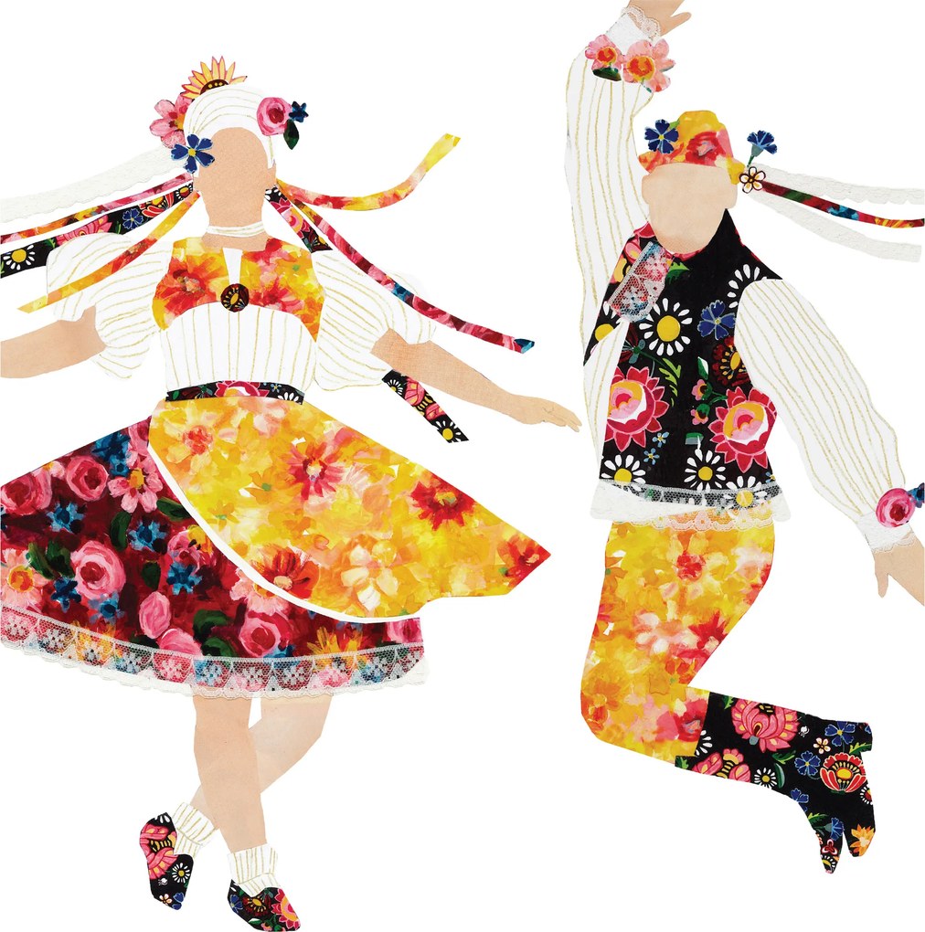 Vendula Frydrychová | Folklor Rám: Bílý, Velikost: 40 x 30 cm