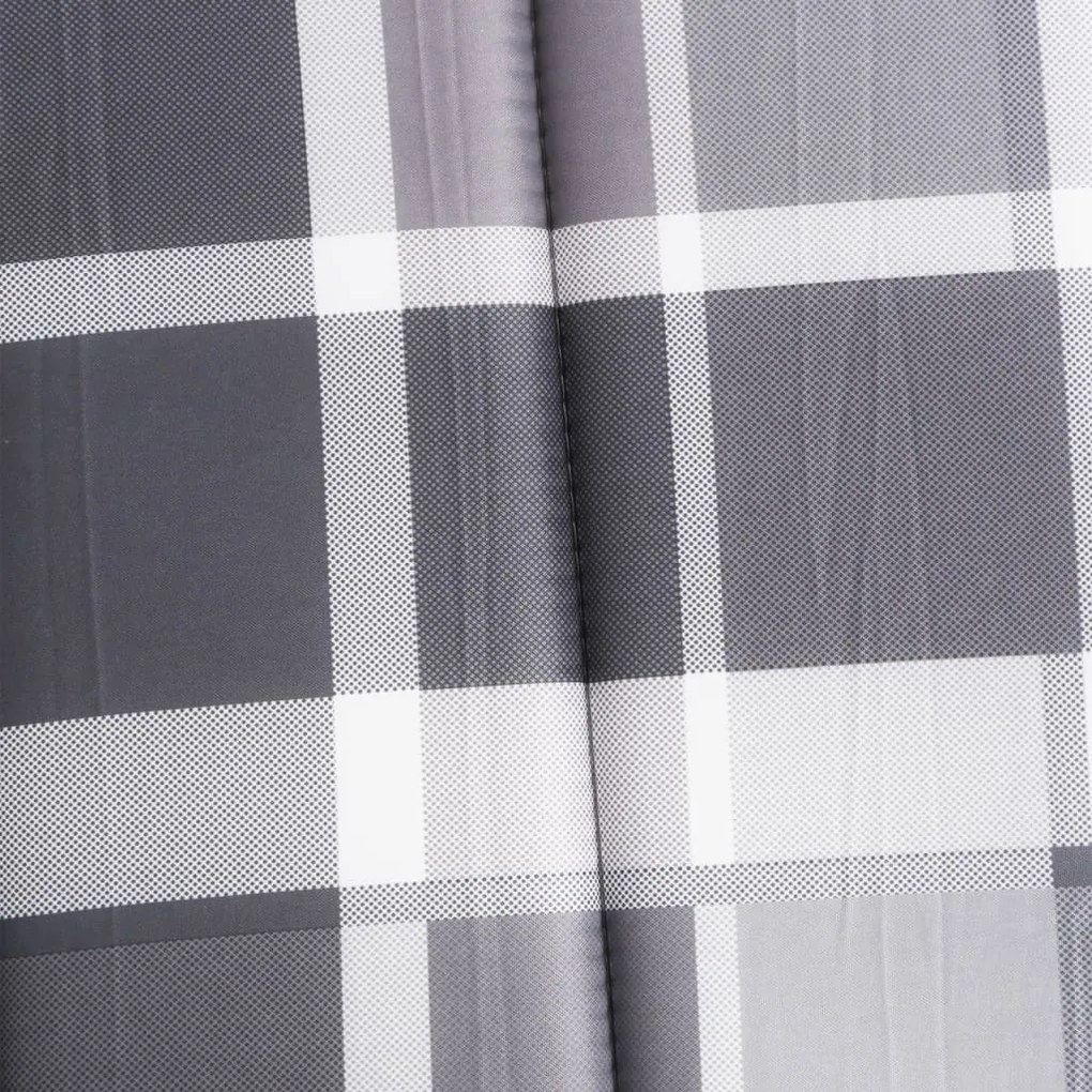 vidaXL Poduška na lehátko 200 x 60 x 3 cm oxfordská látka [314217] Barva: Šedá
