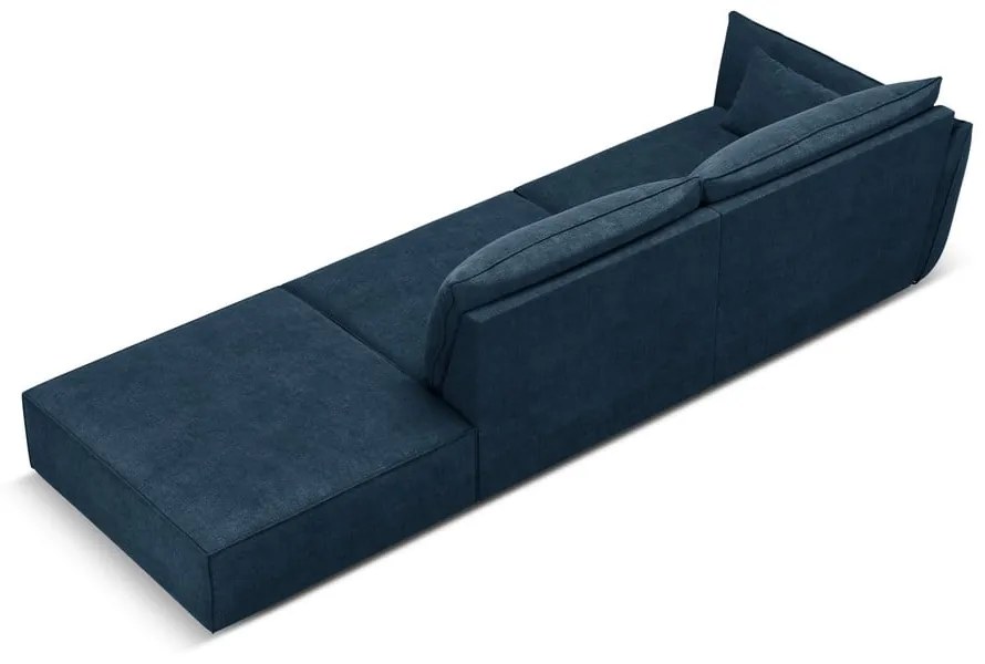 Tmavě modrá lenoška (levý roh) Vanda – Mazzini Sofas