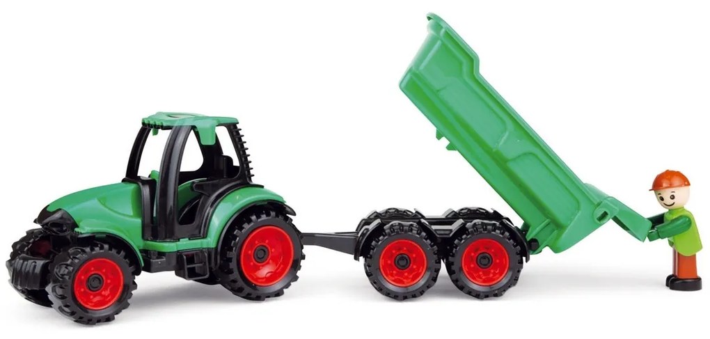 Lena Traktor s vlečkou Truckies, 32 cm