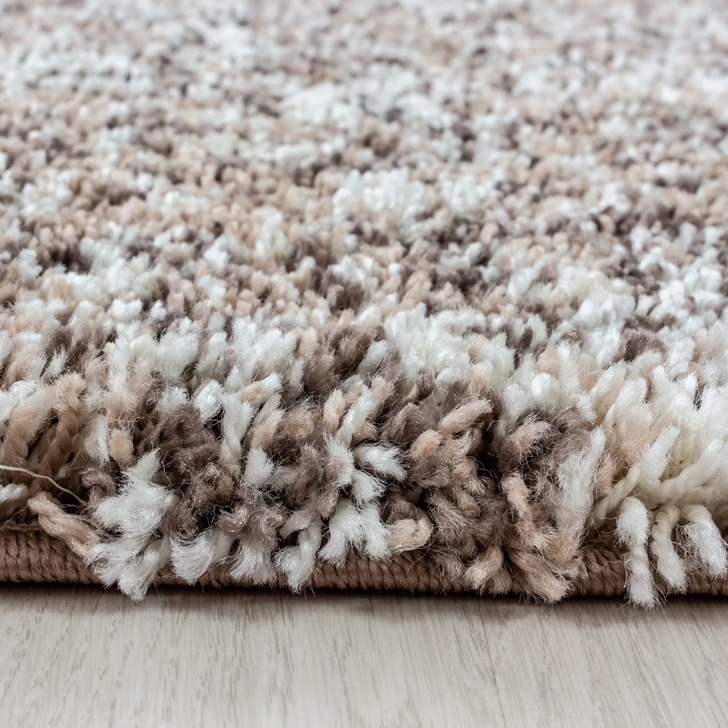 Ayyildiz, Kusový koberec Enjoy 4500 beige, 80x250, hnědá, ložnice