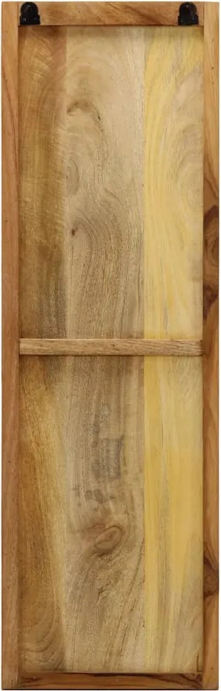 Nástěnný věšák 2 ks masivní mangovníkové dřevo 36 x 110 x 3 cm 246025