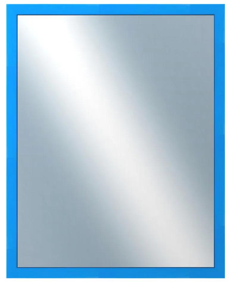 DANTIK - Zarámované zrcadlo - rozměr s rámem cca 40x50 cm z lišty PASTELKA světle modrá rovná (2567)