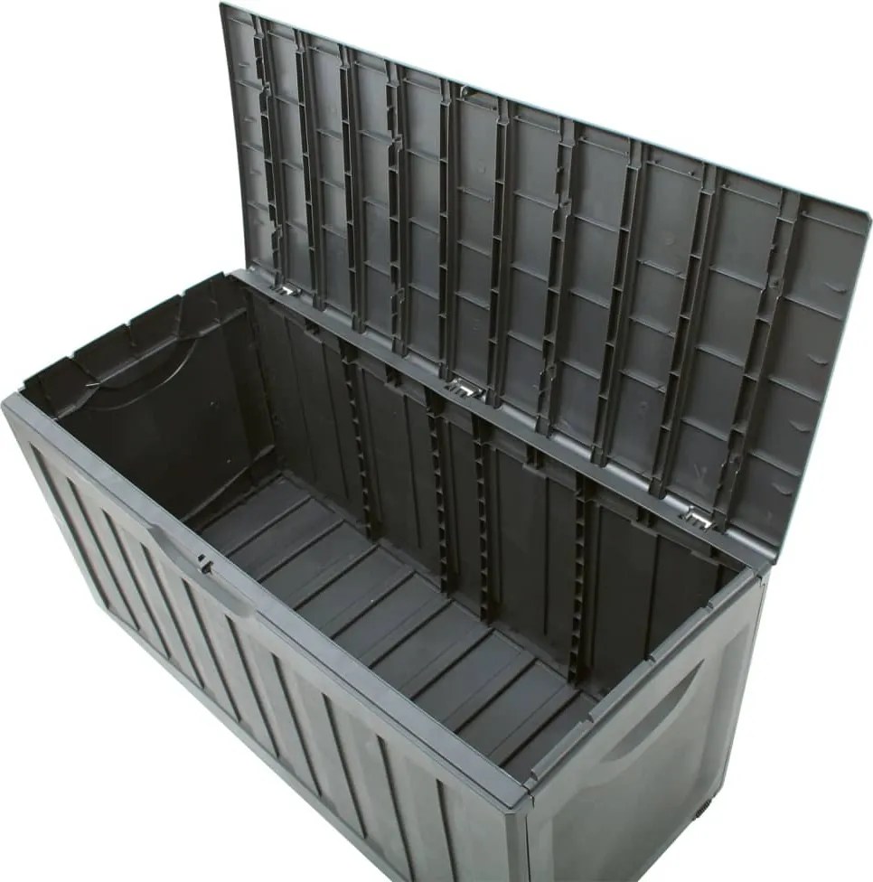 Úložný box černý 118 x 53 x 57 cm polypropylen 153887