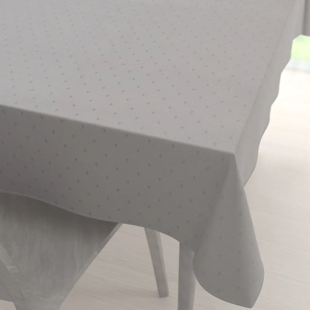 Biante Teflonový obdélníkový ubrus TF-080 Obdélníčky na šedém 60x100 cm