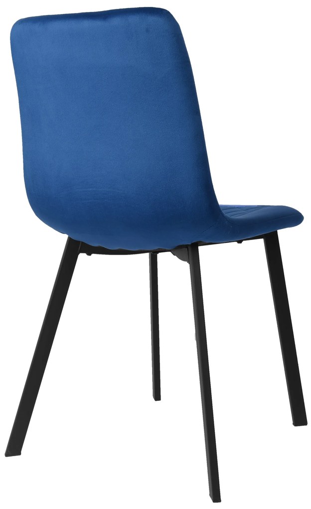 ViaDomo Via Domo - Židle Betulla - modrá - 44x88x40 cm