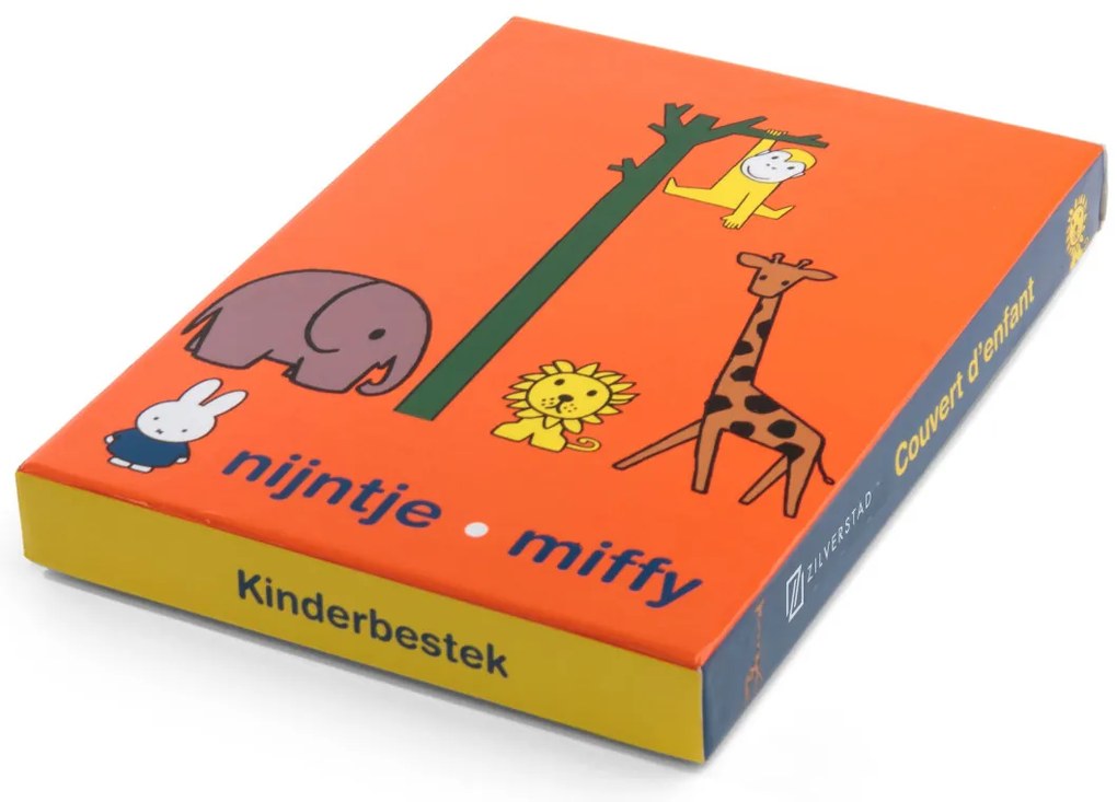 Zilverstad Dětská sada příborů (4 ks) Miffy Zoo