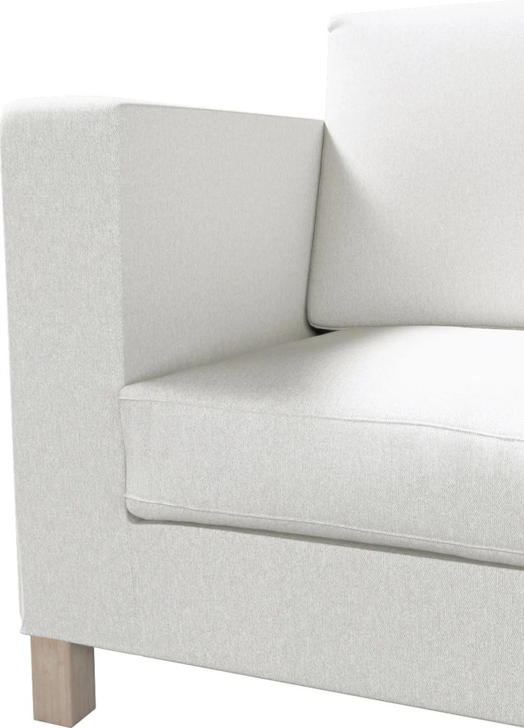Potah na pohovku IKEA  Karlanda 3-místná nerozkládací, krátký barva krémová látka pletený vzor