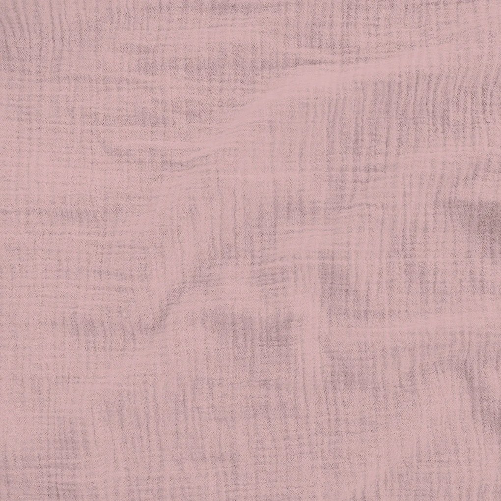 Celoroční mušelínový povlak na polštářek Soft Pink - GOTS Velikost: atypický 50 x 60