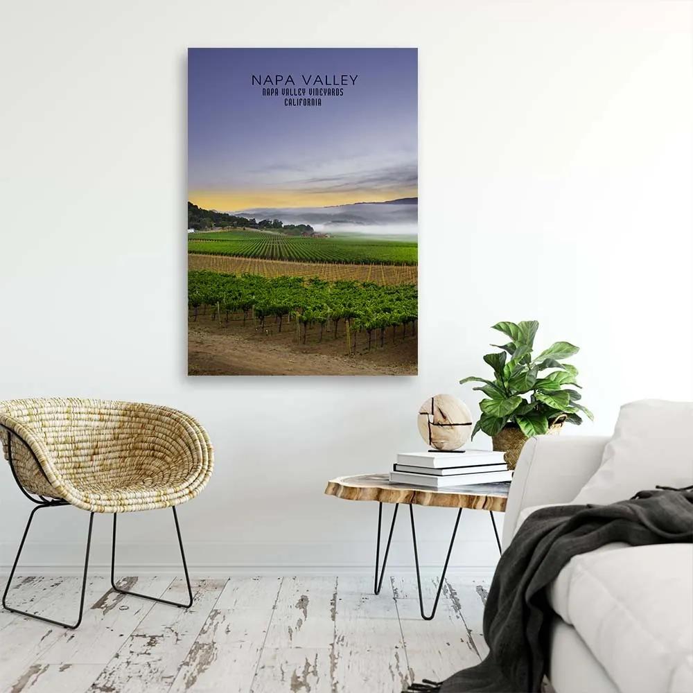 Gario Obraz na plátně údolí Napa za svítání Rozměry: 40 x 60 cm