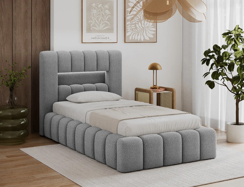 Postel Lamica 90x200 + Dřevěný rám/Standardní zdvih/kontejner