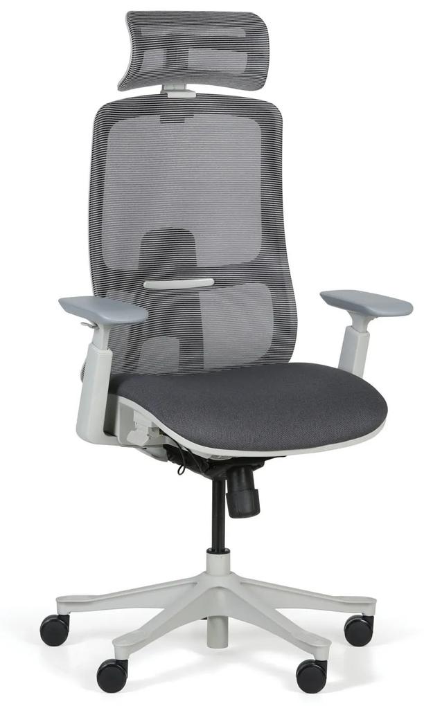 Kancelářská židle JOHNNY 1+1 ZDARMA, šedá