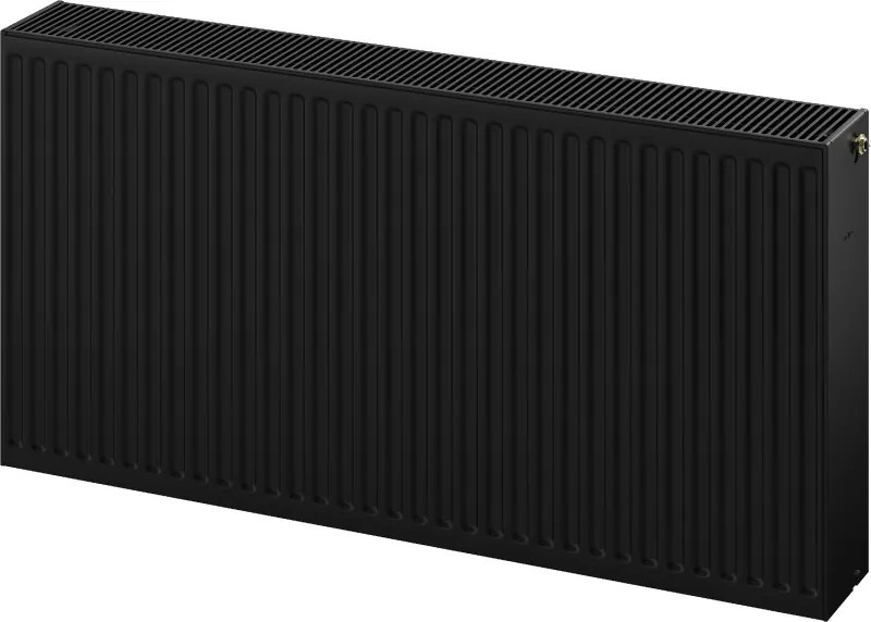 Mexen CC33, panelový radiátor 300 x 2200 mm, spodní středové připojení, 2936 W, černá, W6C33-030-220-70