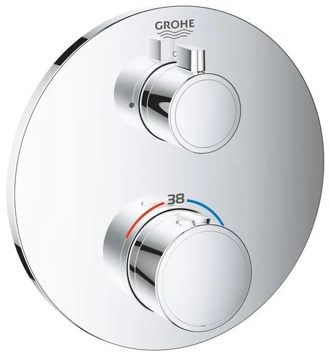 Grohe Grotherm Termostatická baterie pro 1 výstup s uzavíracím ventilem 24075000