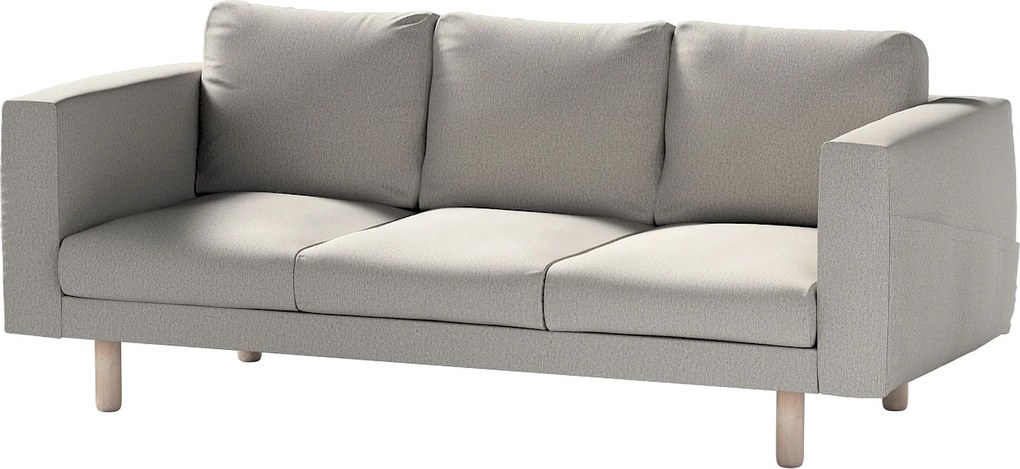 Potah na pohovku IKEA Norsborg 3-místná barva šedá látka pletený vzor
