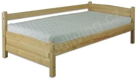 Drewmax Dřevěná postel 90x200 LK132 gray
