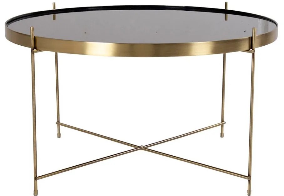 Měděný Konferenční stolek Venezia 70 × 70 × 40 cm HOUSE NORDIC