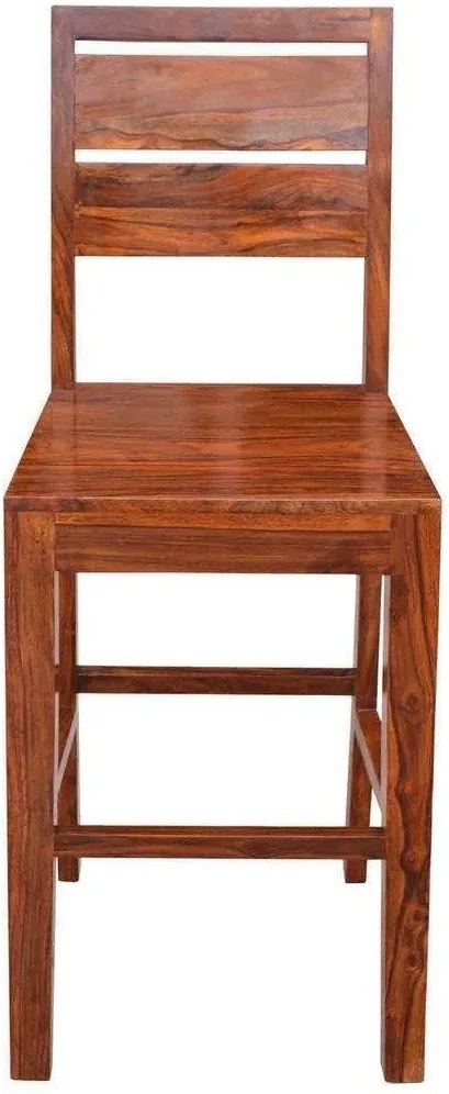 Barová židle z indického masivu palisandr Ořech