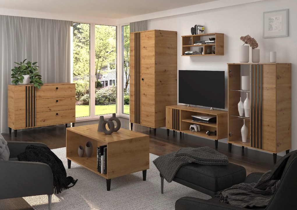 ADRK Furniture Vitrína LIVIA 05 ADRK-SHC-LIV-05-ART