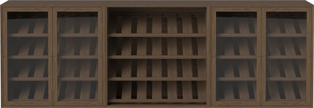 Bolia designové stojany na víno Vega Wine Cabinet Combination 04