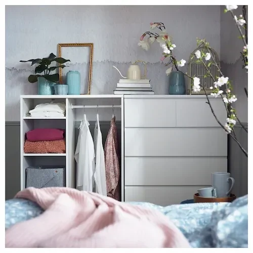 IKEA MALM Komoda 6 zásuvek bílá 80x123 cm