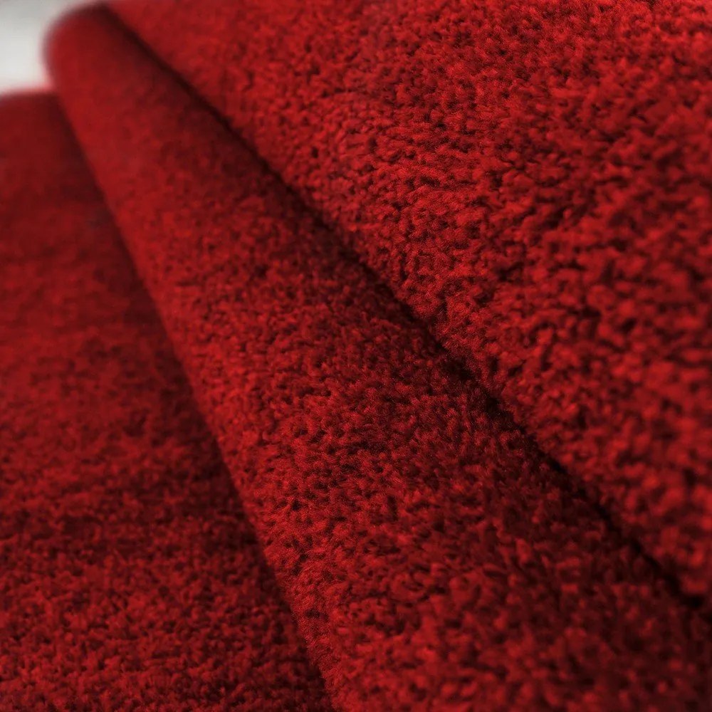 Vínový kulatý koberec ø 200 cm Ata – Ayyildiz Carpets