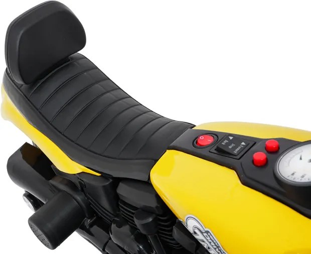 Elektrická motorka STAR žlutá
