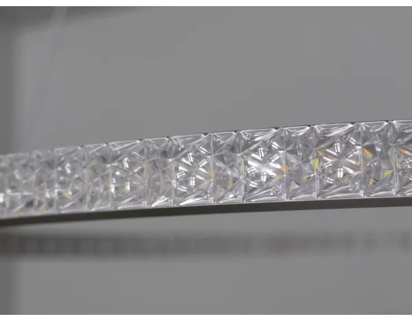 LED Stmívatelný lustr na lanku LED/150W/230V 3000-6500K + dálkové ovládání