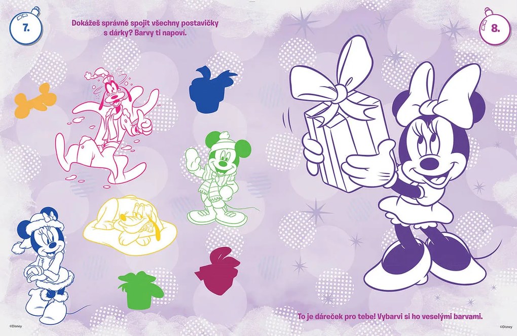 JIRI MODELS Omalovánky A5+ Disney Přání 3