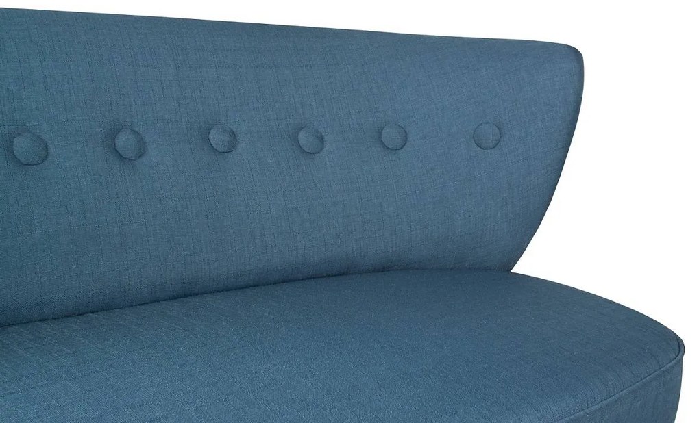 Designová pohovka Verena 141 cm modrá