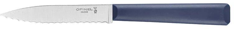 Opinel Les Essentiels+ N°313 vroubkovaný nůž na zeleninu 10 cm, modrá, 002353