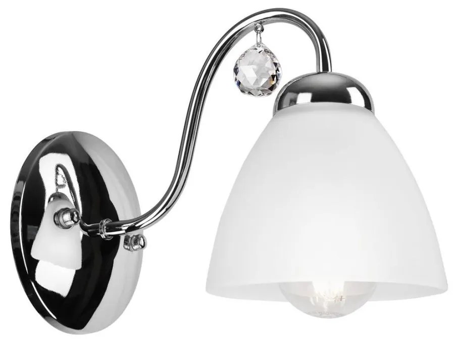 Nástěnná lampa MIRANDA 1xE27/60W/230V lesklý chrom
