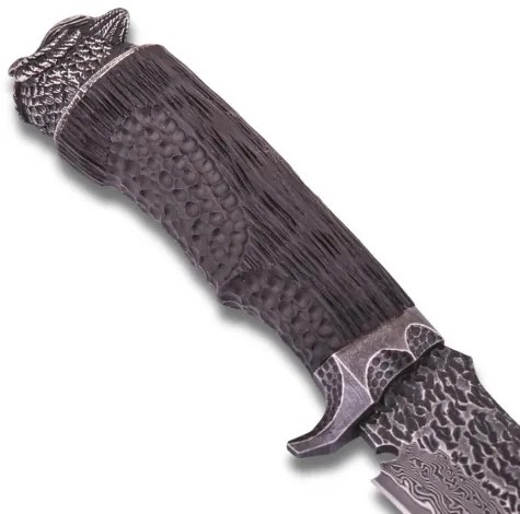 KnifeBoss lovecký damaškový nůž Owl VG-10