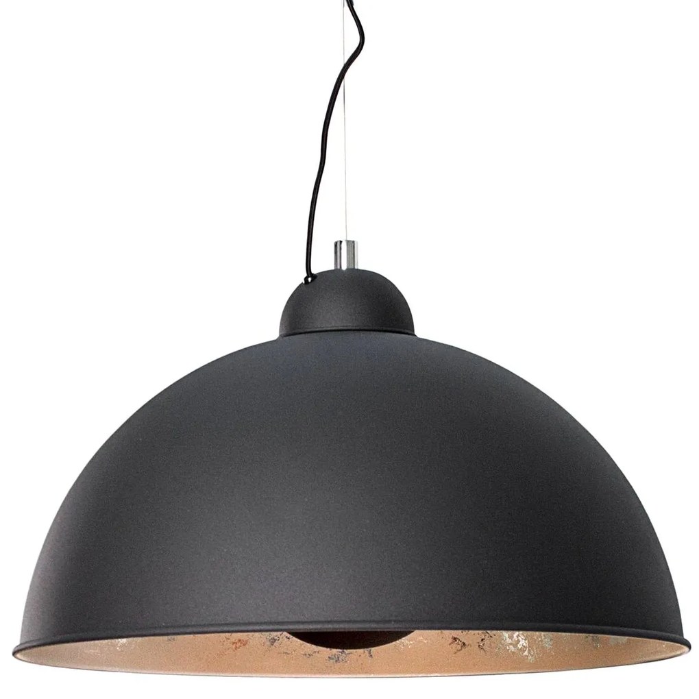 Lampa Atelier černo-stříbrná