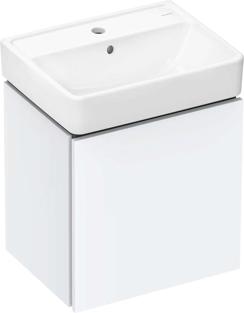 Hansgrohe Xilesa E - Skříňka s umyvadlem, 48x61x39 cm, 1 zásuvka, matná bílá 54395700