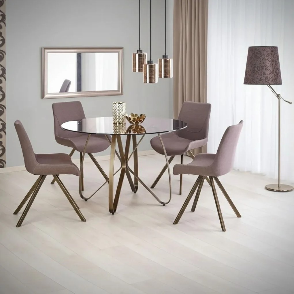 Jídelní stůl Lungo, hnědá