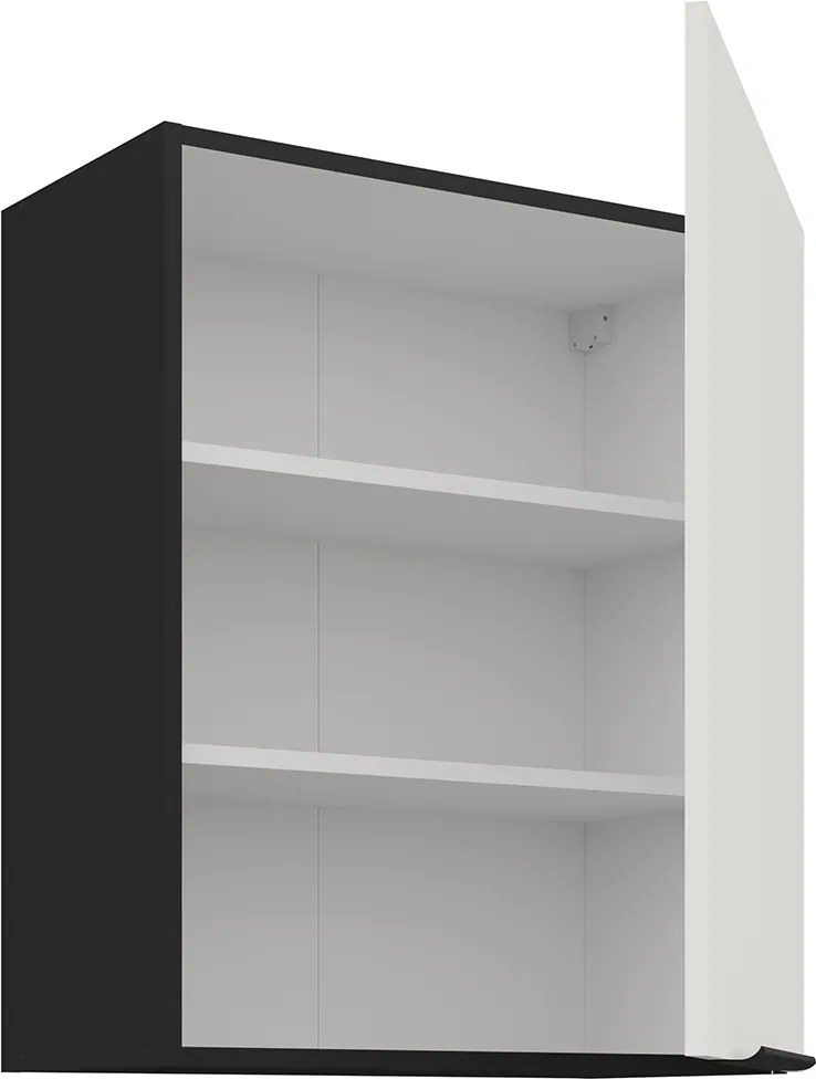 ARIA wb | horní skříňka 60 G-72 1F policová | 60 cm | ANTI FINGERPRINT povrch | černá/bílá
