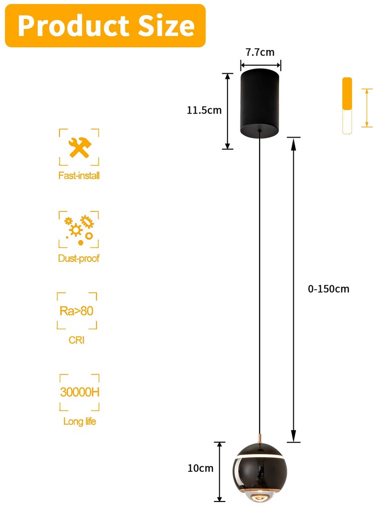 Immax NEO DORMINE Smart stahovací bodové svítidlo, perlově černé, Zigbee 3,0