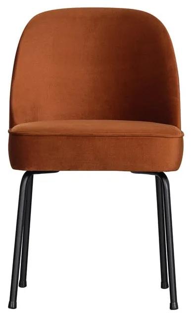 Sametové jídelní židle v cihlové barvě v sadě 2 ks Vogue – BePureHome