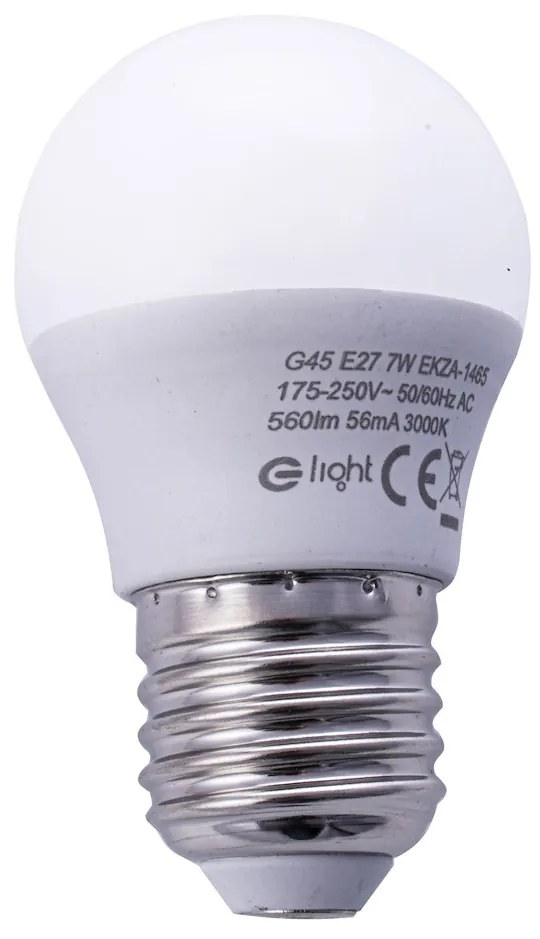 LED žárovka E27 teplá 3000k 7w 560 lm