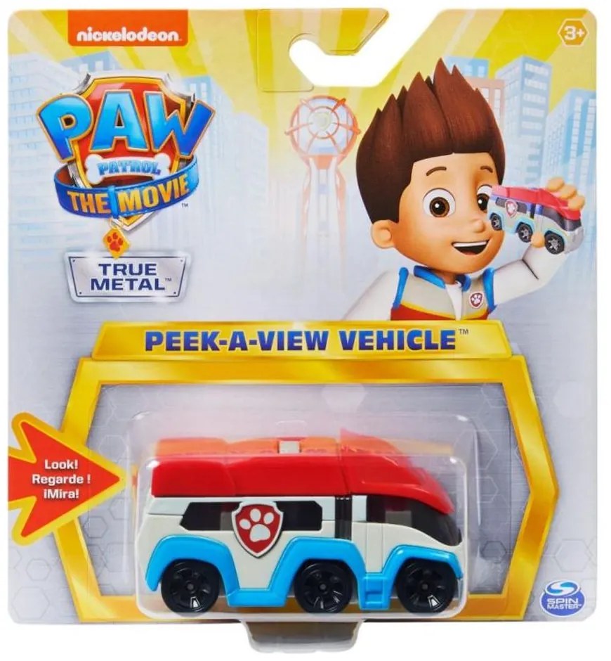 PAW PATROL FILM AUTÍČKO S KUKÁTKEM