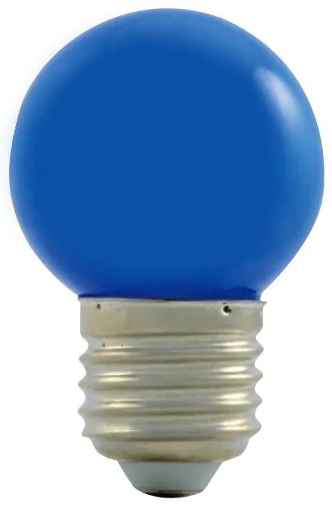 LED žárovka LBE, modrá, 6 diod, patice E27, IP44