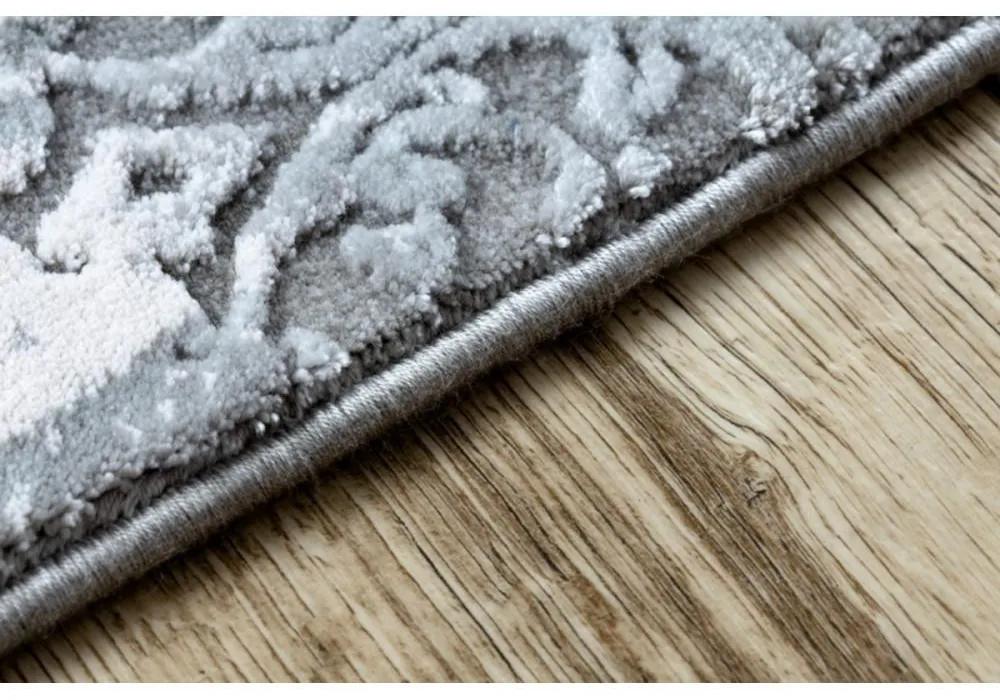 *Luxusní kusový koberec akryl Hans šedý 80x150cm
