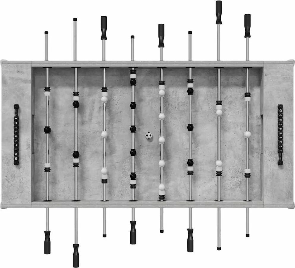 Stolní fotbálek Betonově Šedá 146,5 x 74 x 85 cm 3378202