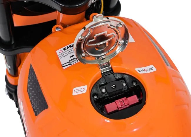 Elektrická motorka SUPERMOTO oranžová