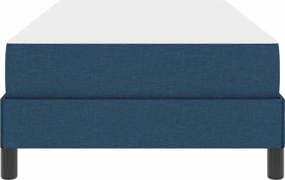 Postel s boxspringem Modrá 100 x 200 cm textil 3398471