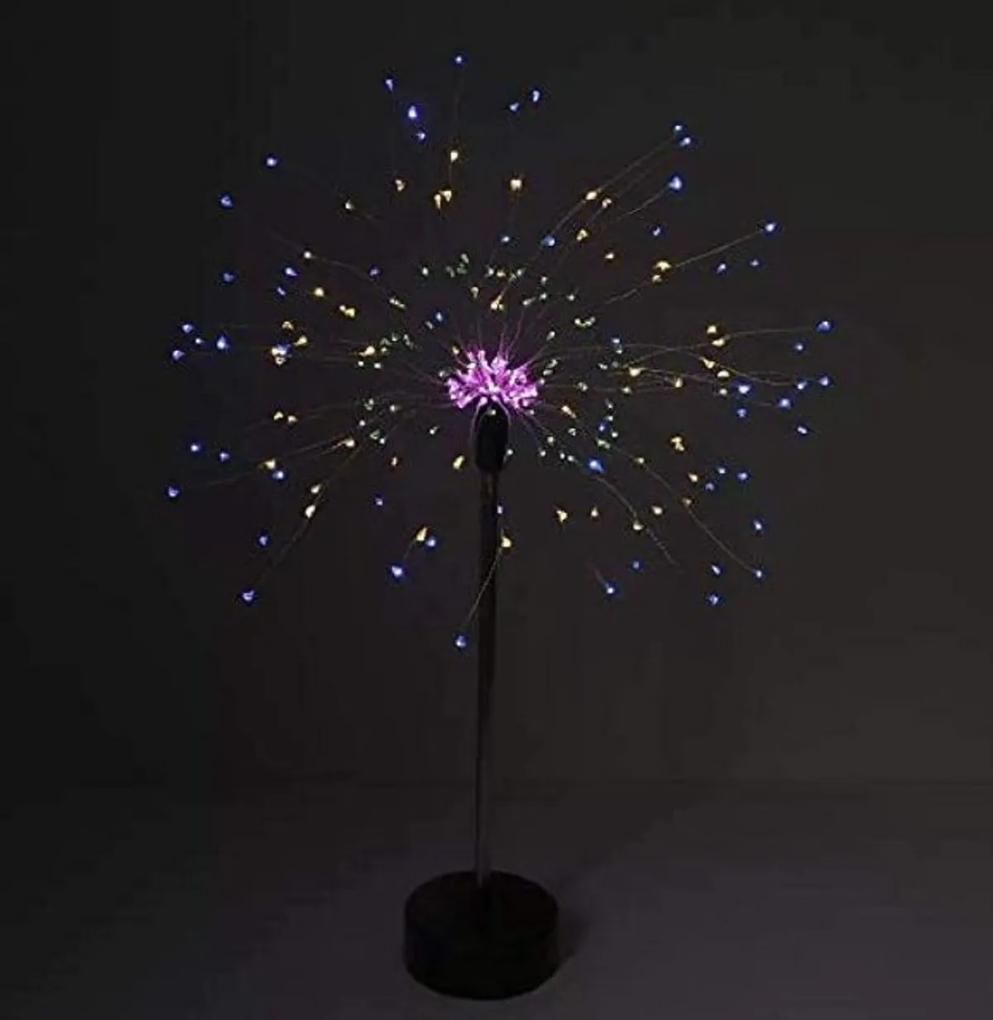 LED dekorativní světlo Firework lamp, ohňostrojový stromeček, 48cm Barva: Červená