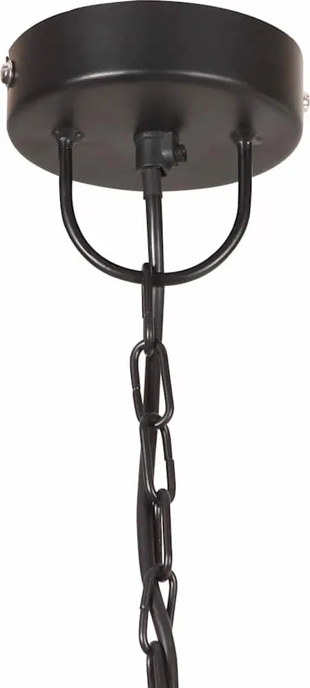 Industriální závěsné svítidlo 25 W černé kulaté 41 cm E27 320543